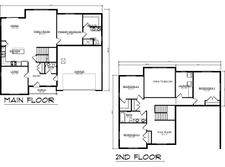 Ranch & 2 Story Floor Plans | Eldon Homes | Home Designs