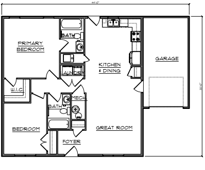 Ranch & 2 Story Floor Plans | Eldon Homes | Home Designs